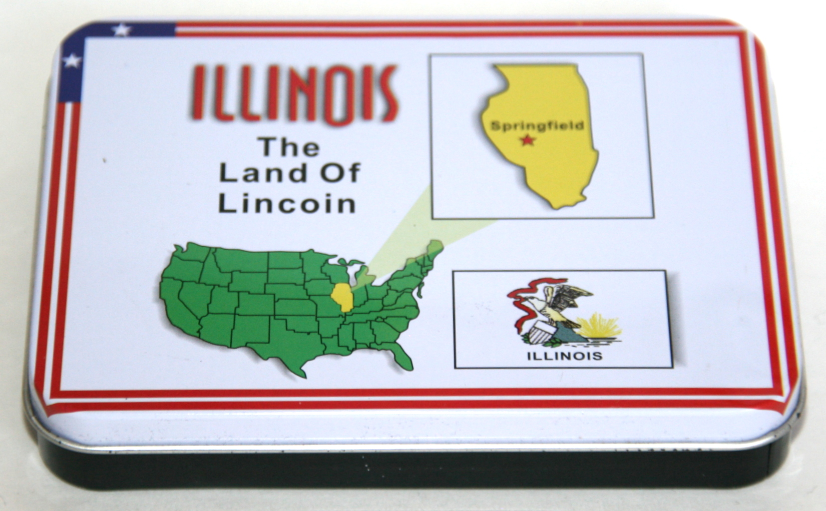 New Illinois The State of Lincoln Pocket Collectible Knife | Property Room
