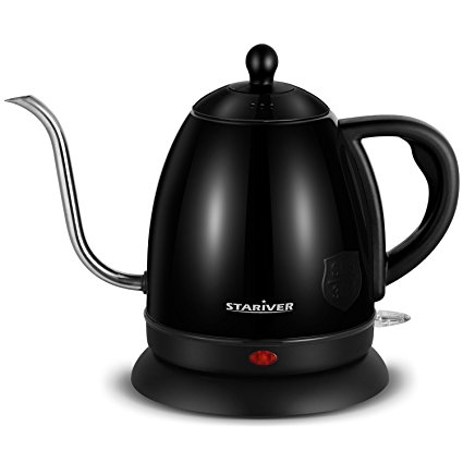 Stariver Electric Gooseneck Kettle Black | Property Room
