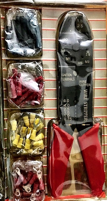 Marshall Tool 4 Way Crimping Tool Set With 60 Assorted Terminals (RED ...