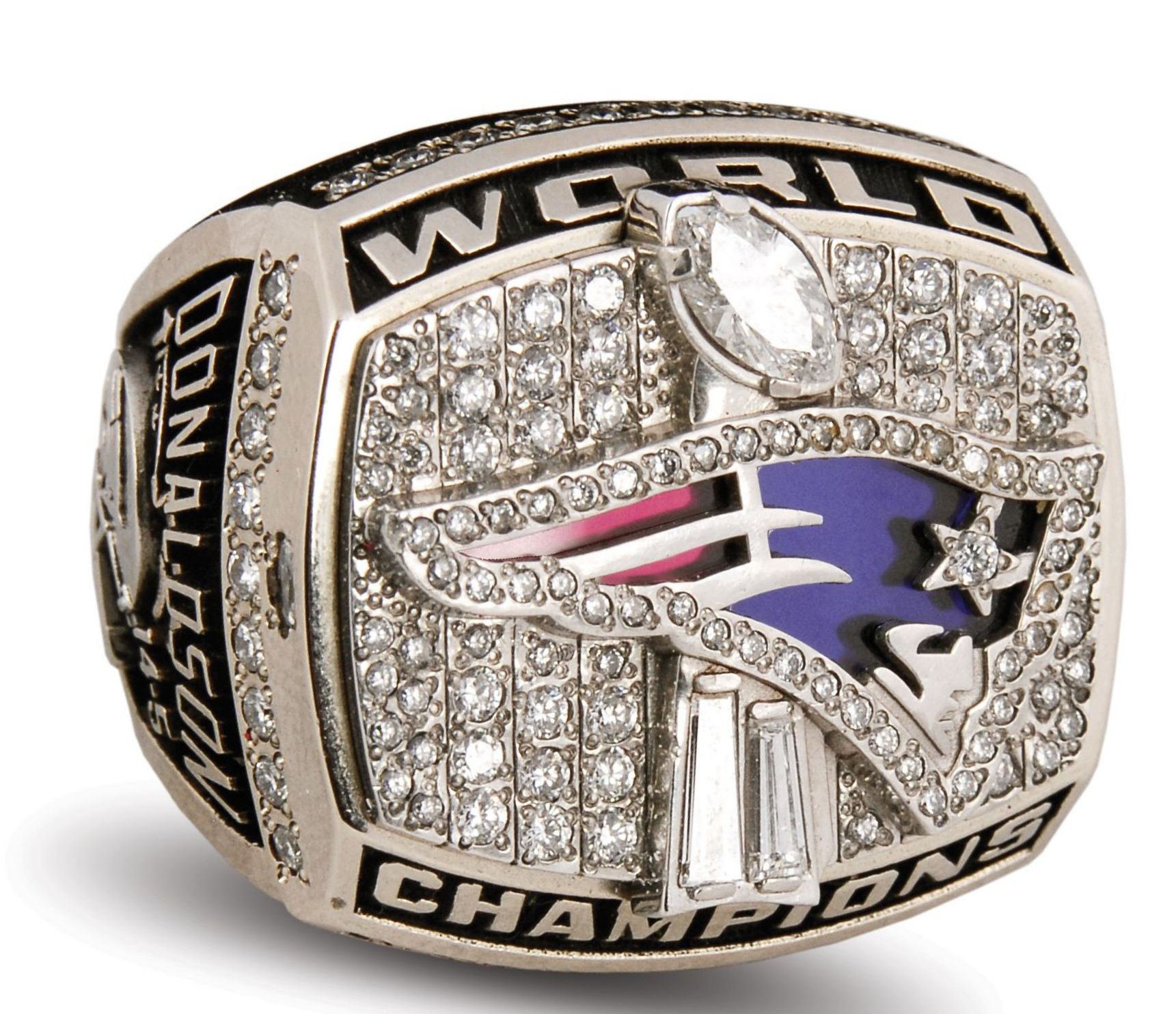 New England Patriots 2001 Replica Super Bowl XXXVI Championship Ring ...