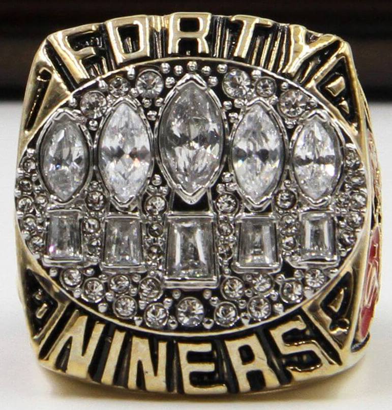 NFL San Francisco 49ers Super Bowl XXIX Championship Replica Ring Size ...