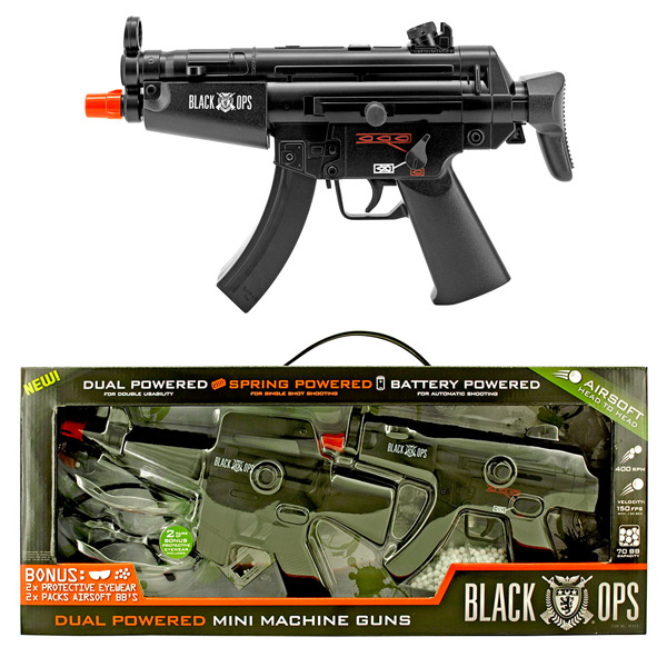Dual Powered Airsoft Mini Machine Guns | Property Room