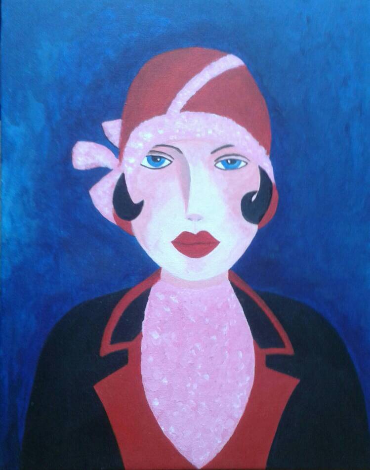 New Original Art Drawing Signed By Artist Acrylic | Property Room