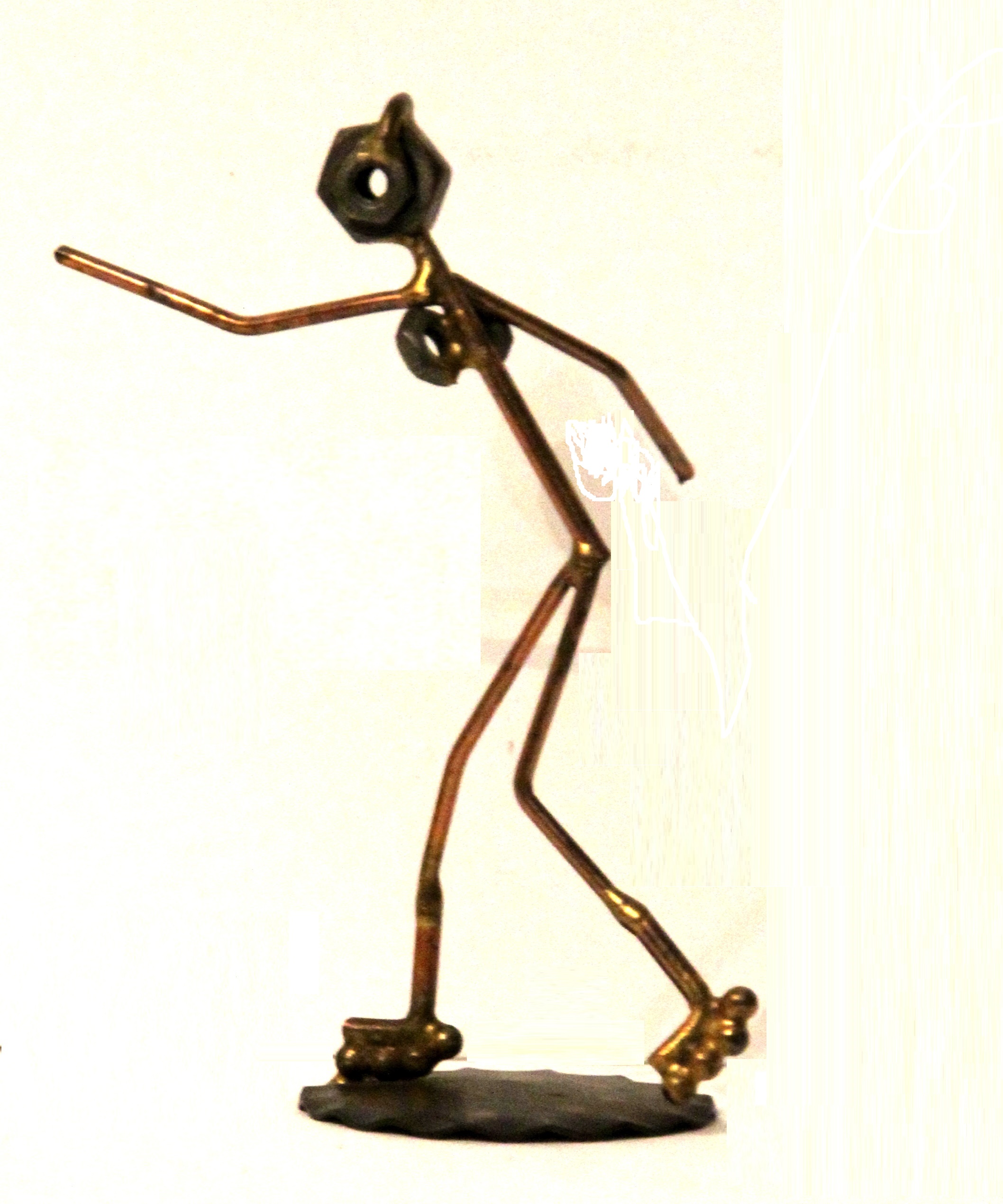 New Rock Creek Metal Craft Stickman Roller Blading | Property Room