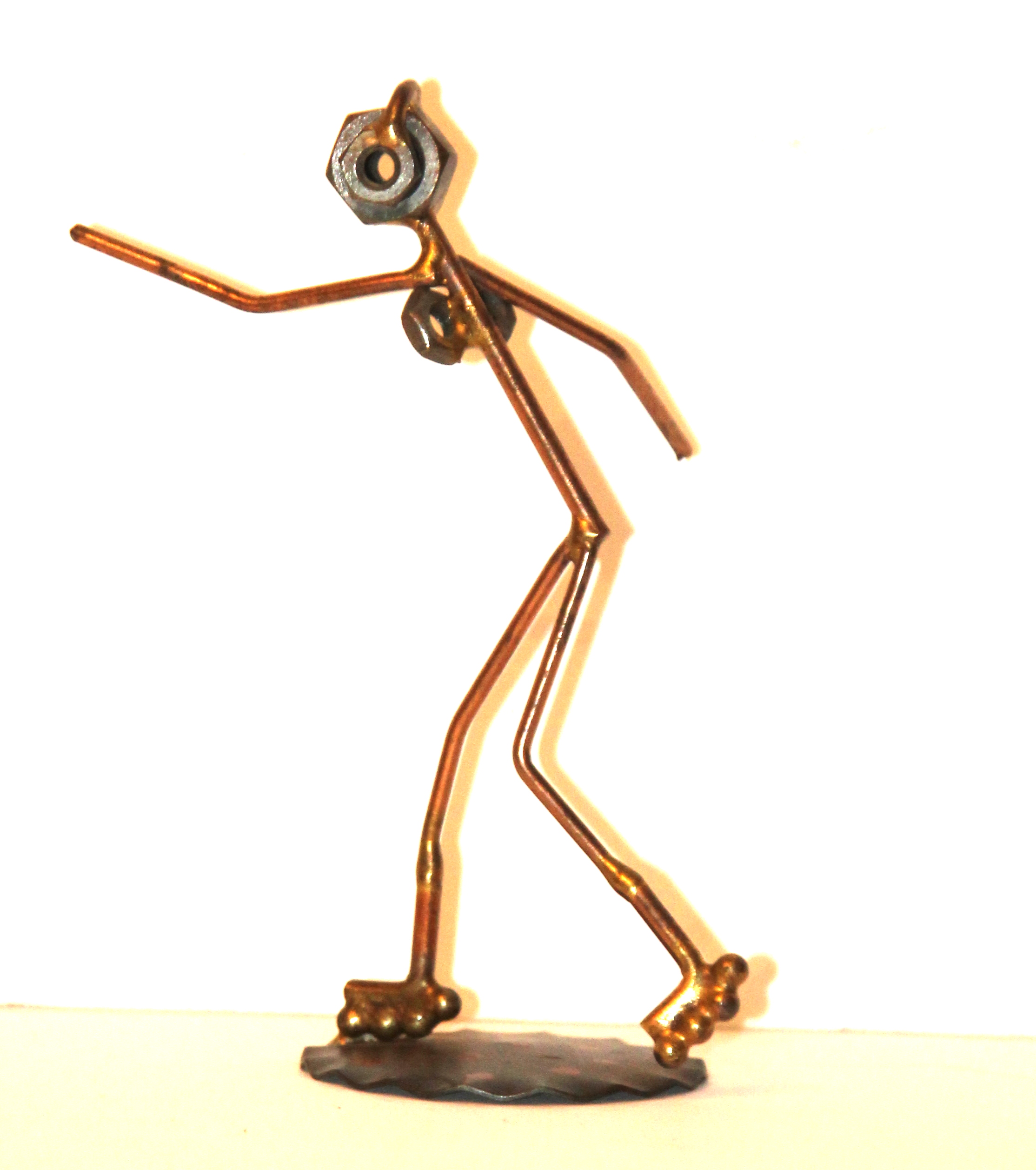 New Rock Creek Metal Craft Stickman Roller Blading | Property Room