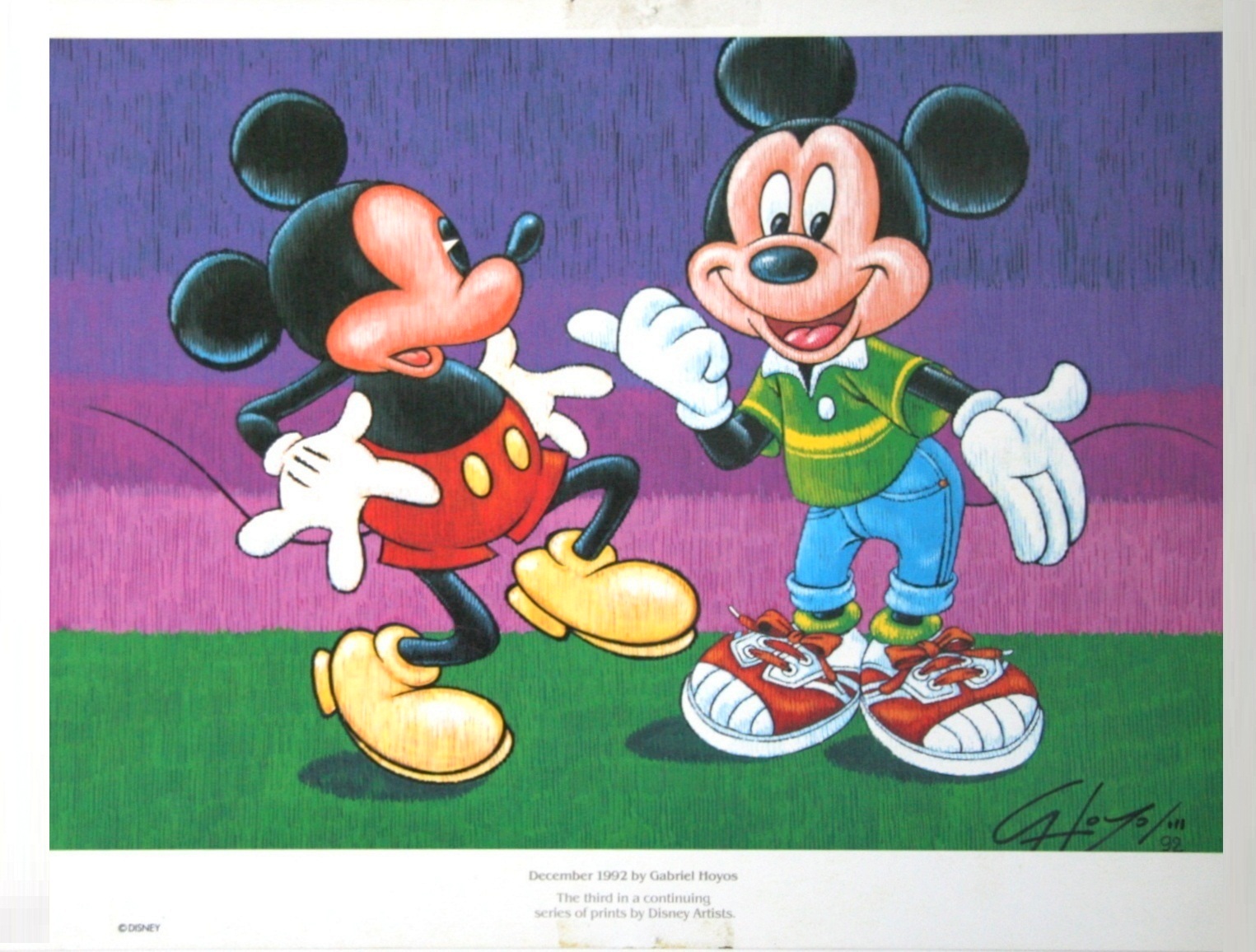 5 Pieces Including Walt Disney Lithograph Vintage Collectible "The ...