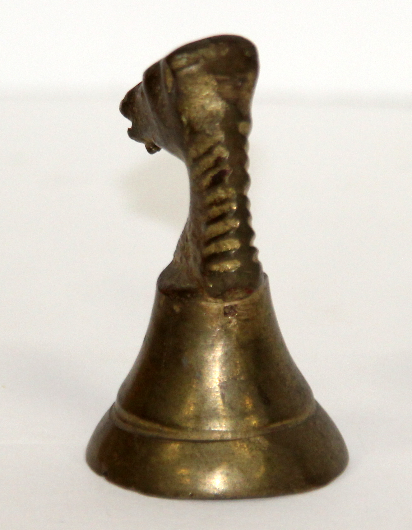 Vintage Solid Brass Horse Head Bell Heavy | Property Room