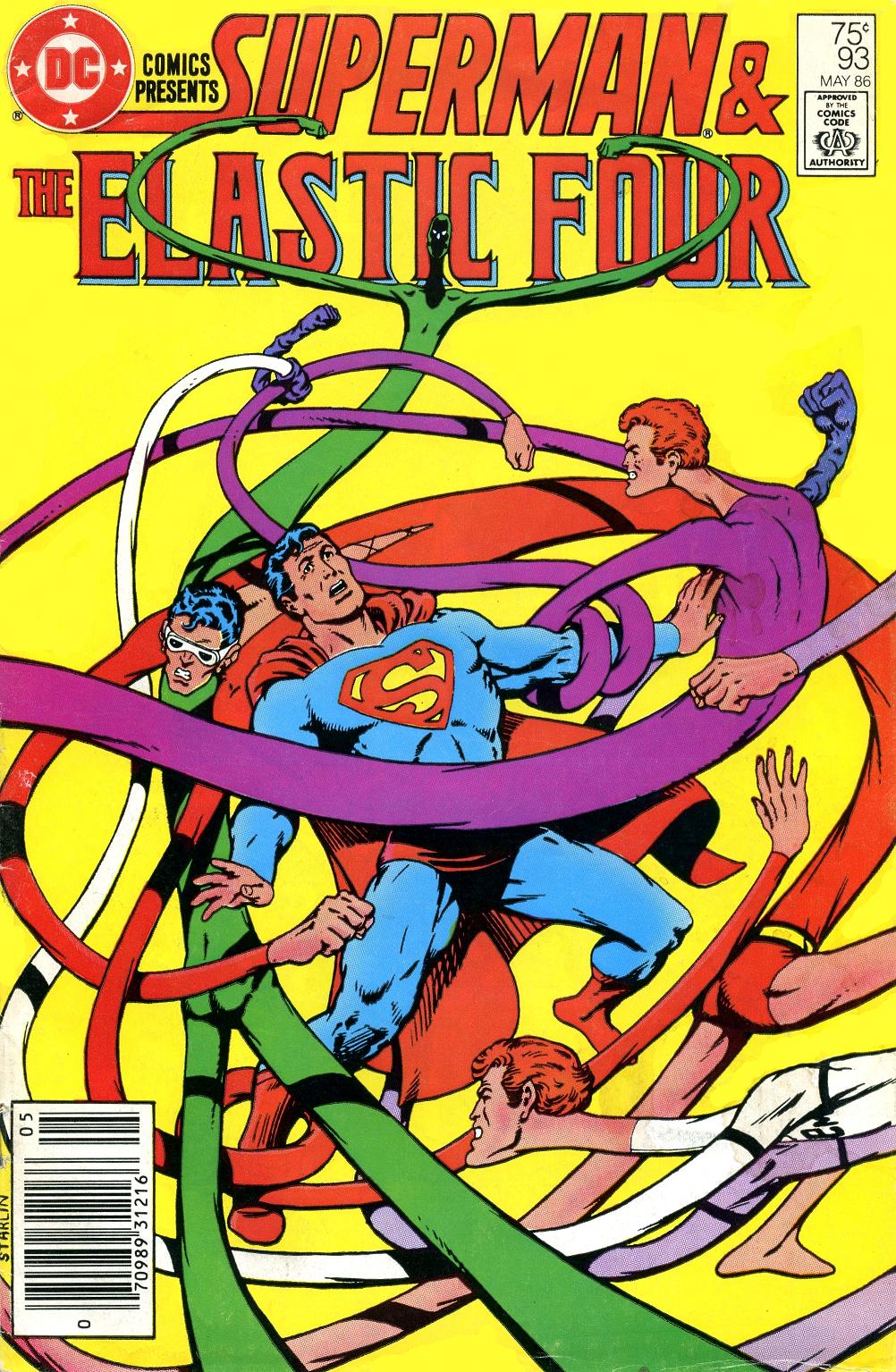 1986 Superman & The Elastic Four 93 May Issue - Marvel Comics ...