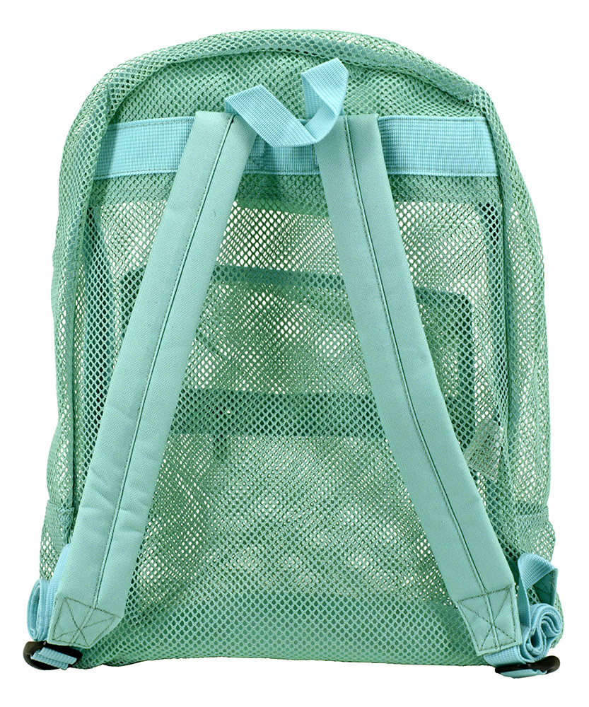 Green Mesh Transparent Durable Beach Bag Backpack | Property Room