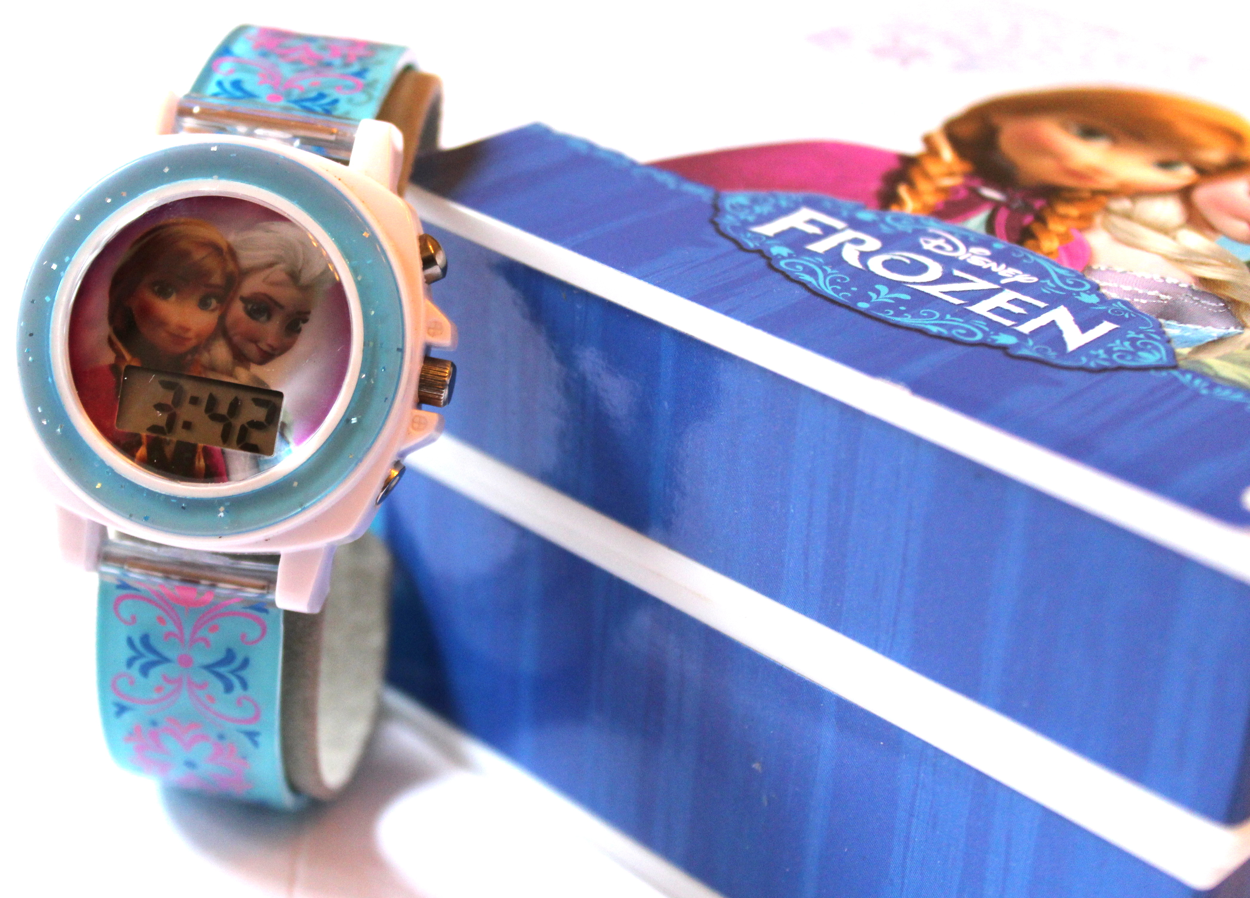 New Collectible Frozen Disney Music Watch "Press Button to Play "Let it ...
