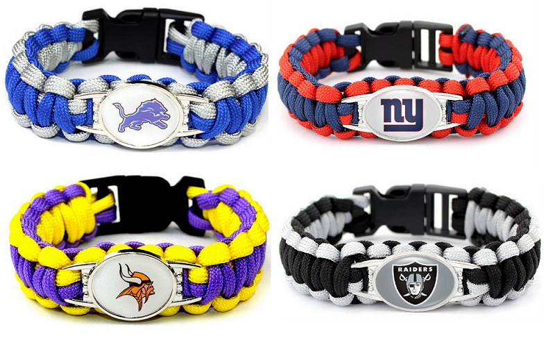 4 New NFL Teams Bracelet Unisex | Property Room