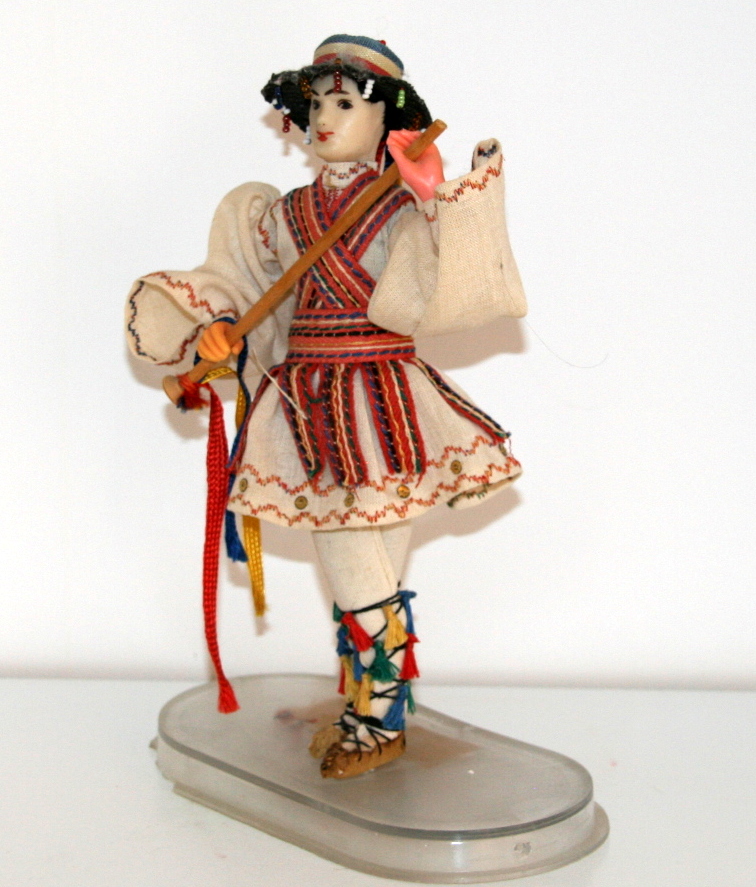 Romania "Papusa Taran Calusar" Dancer Figurine | Property Room