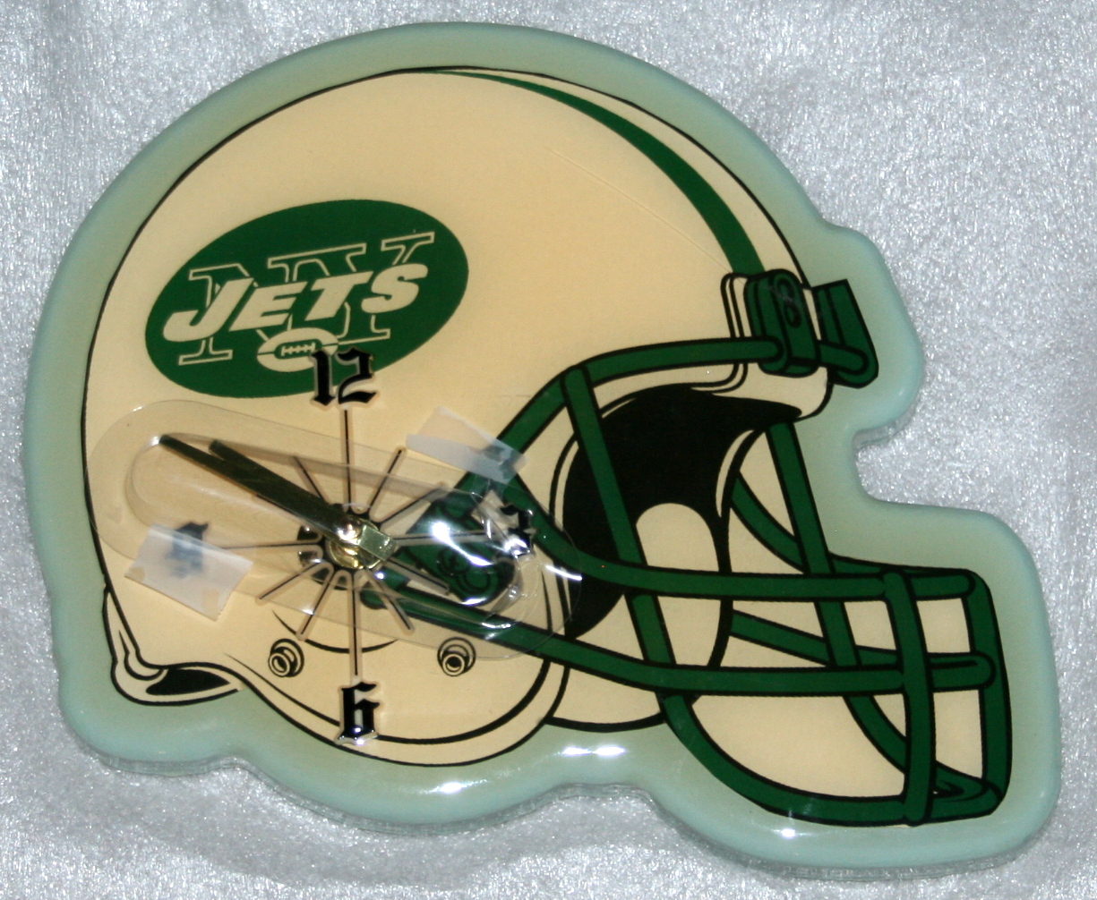 NFL New York Jets Helmet Wall Clock | Property Room