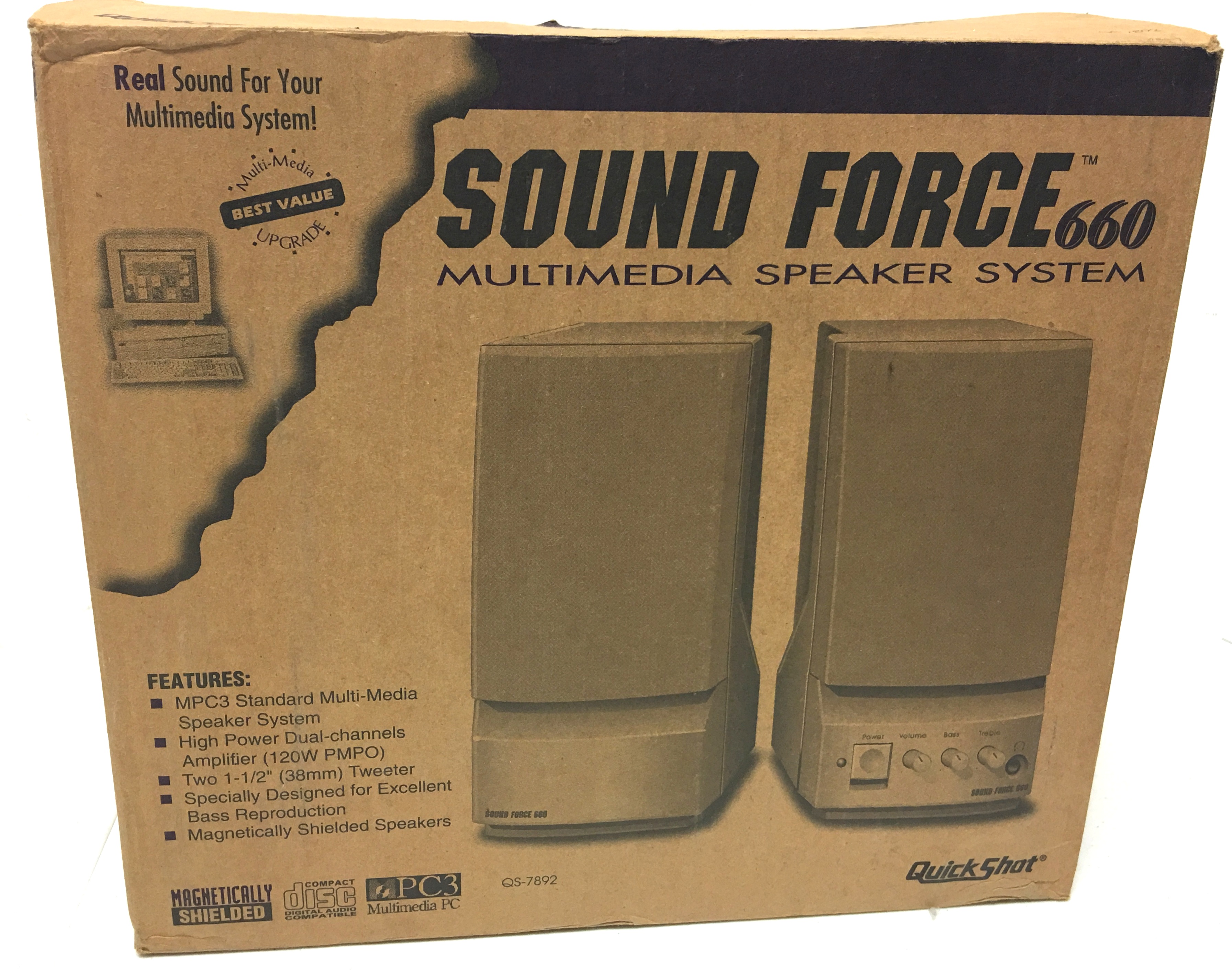 Sound Force 660 Quick Shot Multimedia Speaker System | Property Room