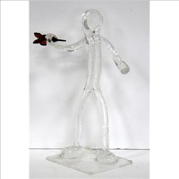 Dart Player Stick Man Hand Made Acrylic | Property Room