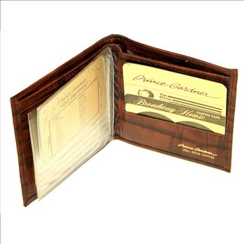 Prince Gardner "Fine Personal Leather Goods" Full Grain Cowhide Men´s ...