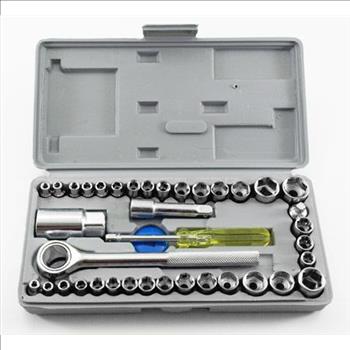 New 40 Pc Drive Socket Set | Property Room