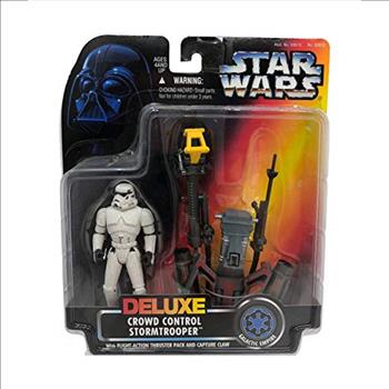 Star Wars Deluxe Crowd Control Stormtrooper figure | Property Room