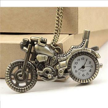 New Bronze Motorcycle Pocket Watch (Unixsex) | Property Room