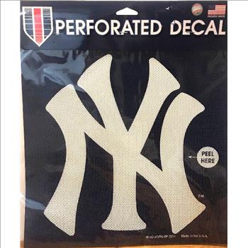 New York Yankees Perforated Window Decal 12"× 12" | Property Room