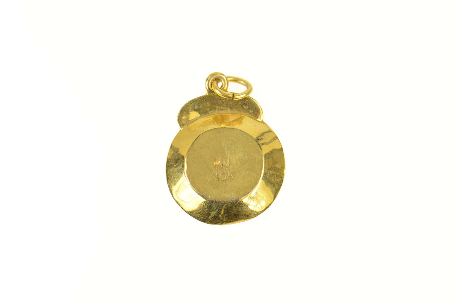 10K Alaska Gold Rush Prospector Sifter Yellow Gold Charm/Pendant ...
