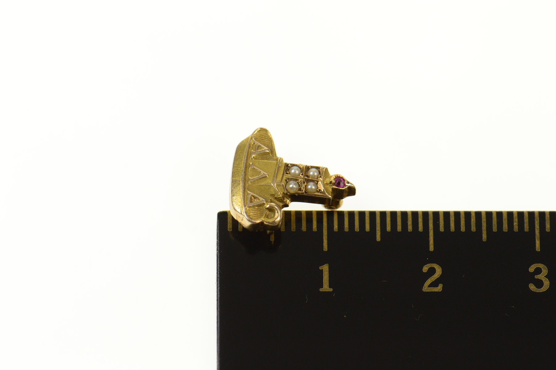 10K Alpha Lambda Delta Honors Society Lapel Yellow Gold Pin/Brooch ...