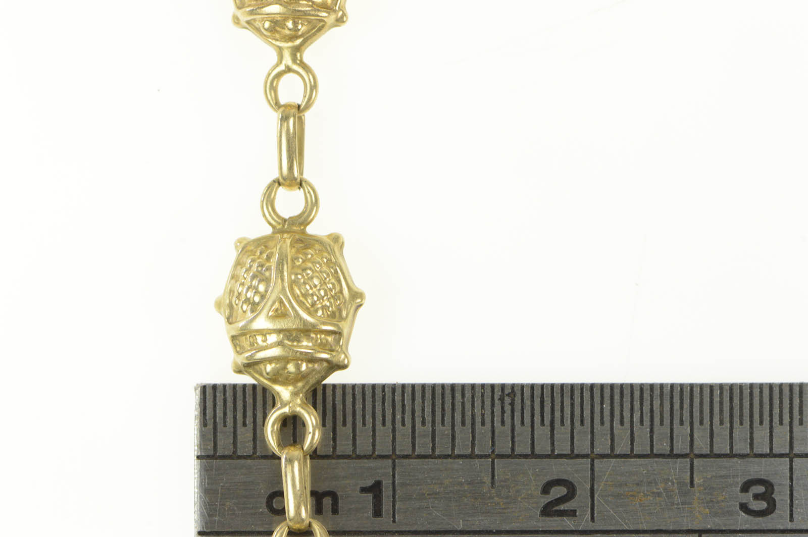 10K Ladybug 3D Good Luck Symbol Lucky Chain Yellow Gold Bracelet 7.25 ...