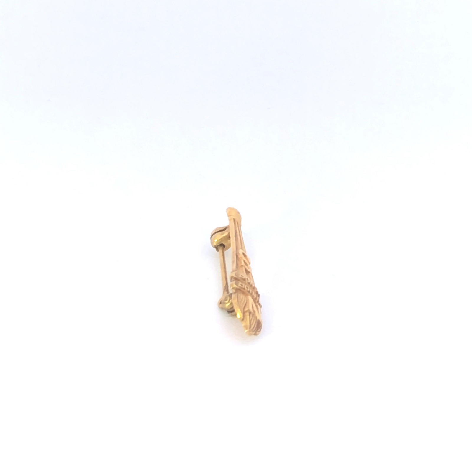 10K National Honor Society Torch Education Yellow Gold Pin/Brooch ...
