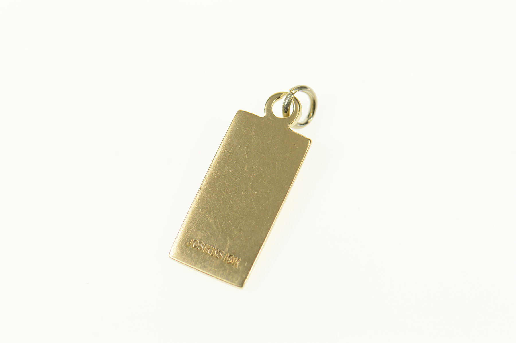 10K Oval Oak Tree Rectangular Yellow Gold Charm/Pendant | Property Room