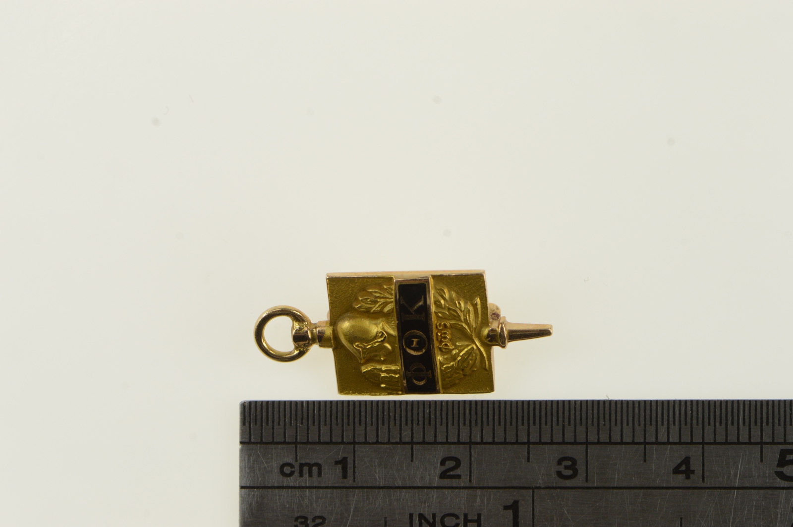 10K Phi Theta Kappa Enamel Fraternity Yellow Gold Pin/Brooch | Property ...
