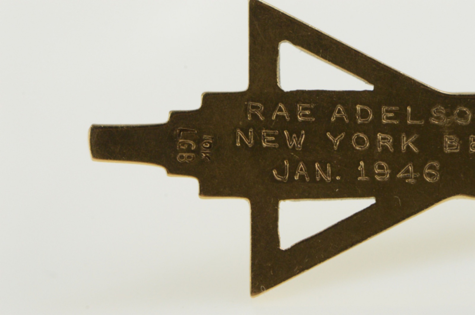 10K Pi Mu Epsilon Mathematics Honors Society Yellow Gold Charm/Pendant ...