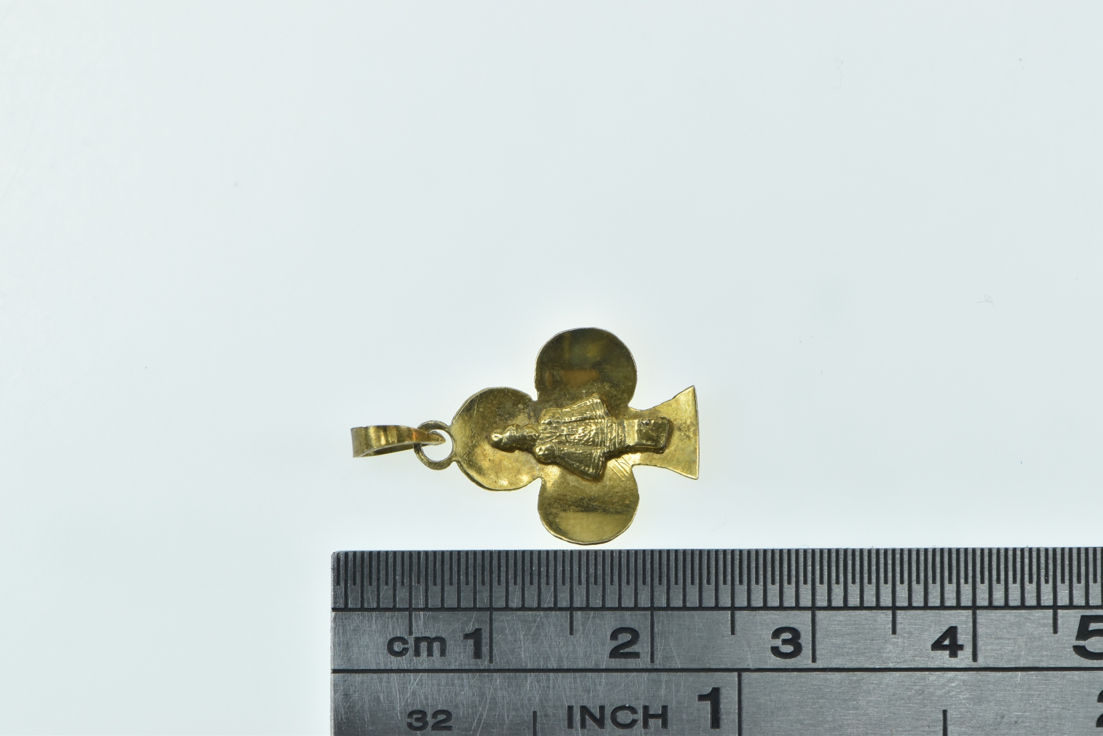 10K Pope Clover Vintage Vatican Catholic Yellow Gold Charm/Pendant ...