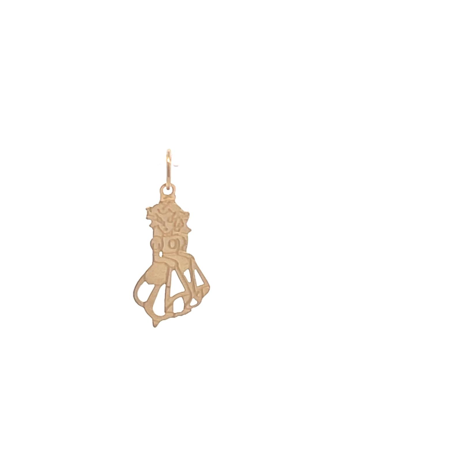 10K Princess Peach Nintendo Mario Bros Yellow Gold Charm/Pendant ...