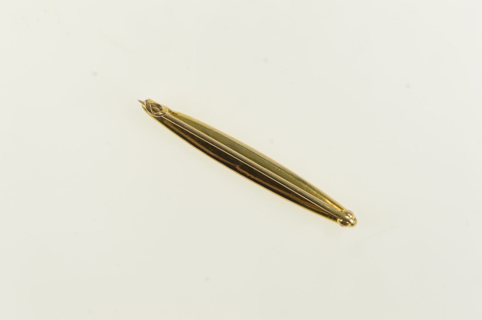 10K Victorian Ornate Scroll Engraved Bar Yellow Gold Pin/Brooch ...