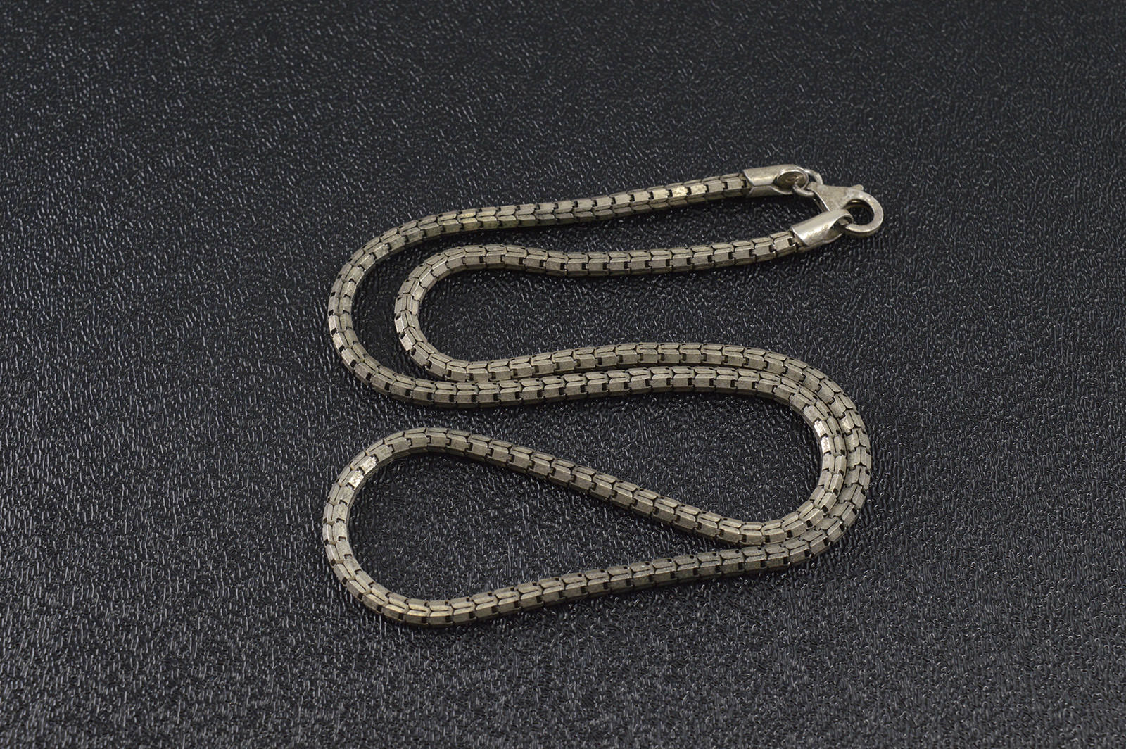 12.4g Solid Silver 19.5" Sterling Necklace Marked 950 | Property Room