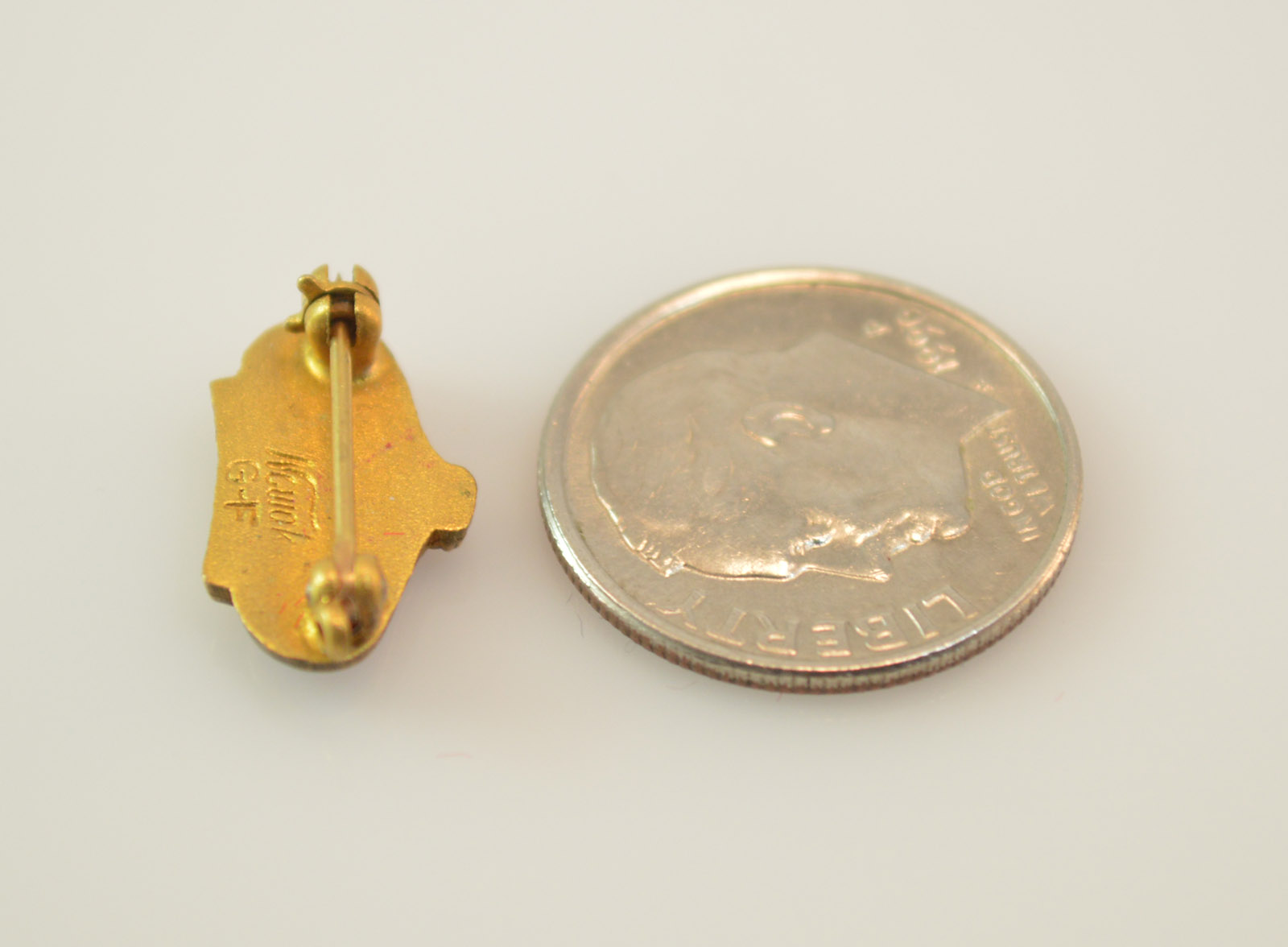 1.4g Gold Filled W.H.S. Drill Team Pin / Brooch Marked G.F. | Property Room