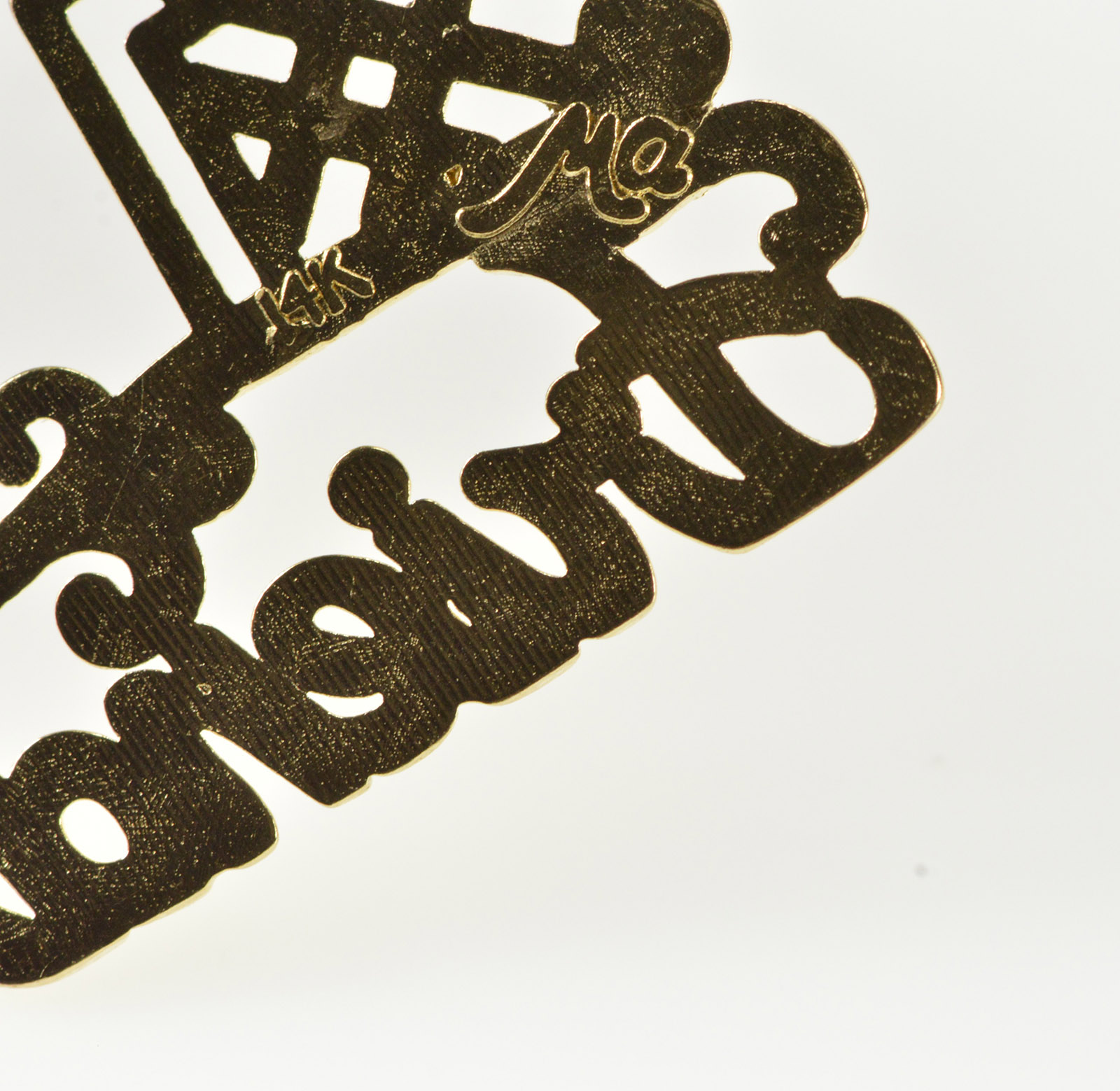 14K #1 Number One Friend Friendship Yellow Gold Charm/Pendant ...