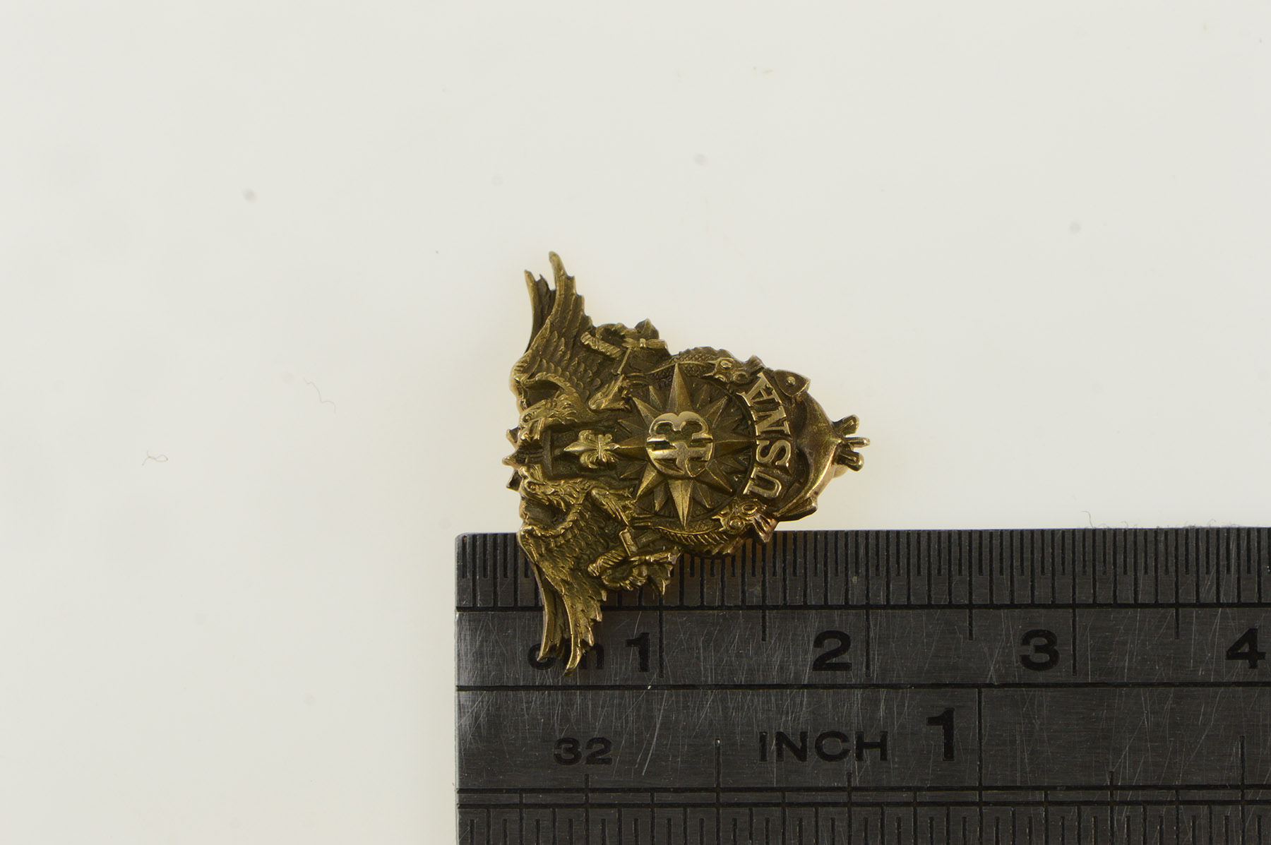 14K 1943 WWII USNA Naval Academy Lapel Yellow Gold Pin/Brooch ...