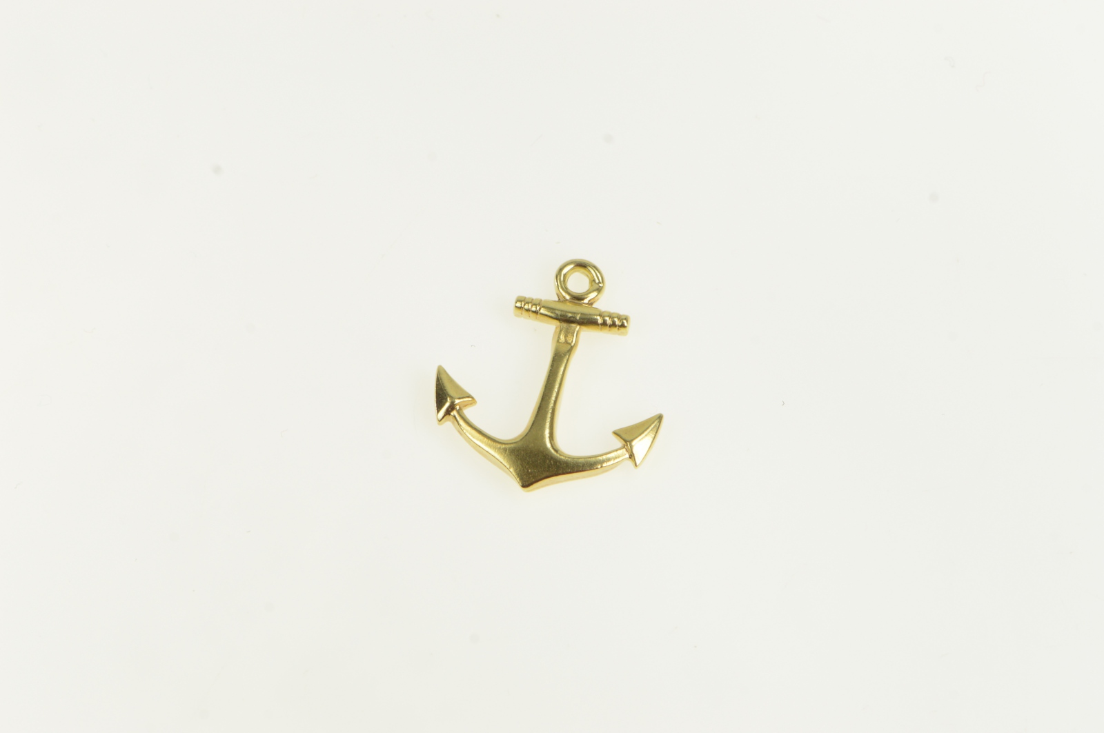 14K 3D Anchor Nautical Hope Symbol Faith Yellow Gold Charm/Pendant ...