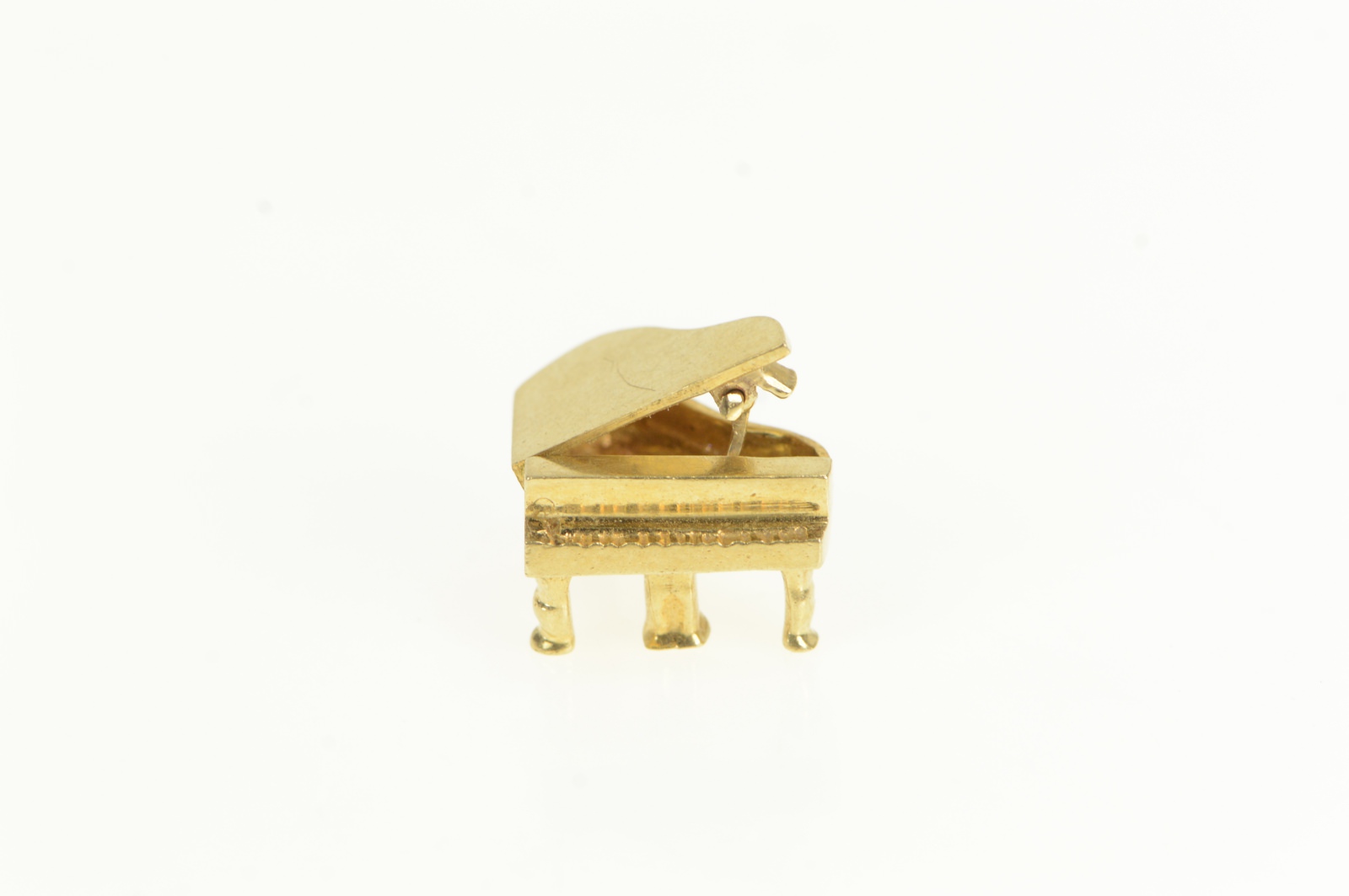 14K 3D Articulated Grand Piano Music Instrument Yellow Gold Charm ...