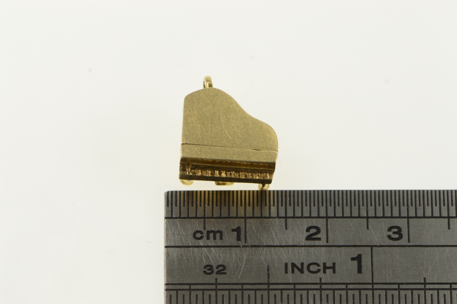 14K 3D Articulated Grand Piano Music Instrument Yellow Gold Charm ...