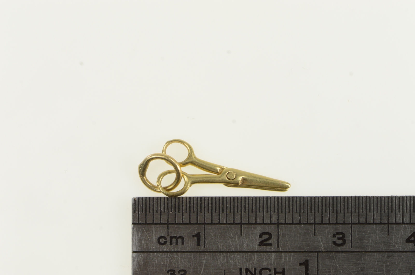 14K 3D Articulated Hair Dresser Stylist Barber Yellow Gold Charm ...