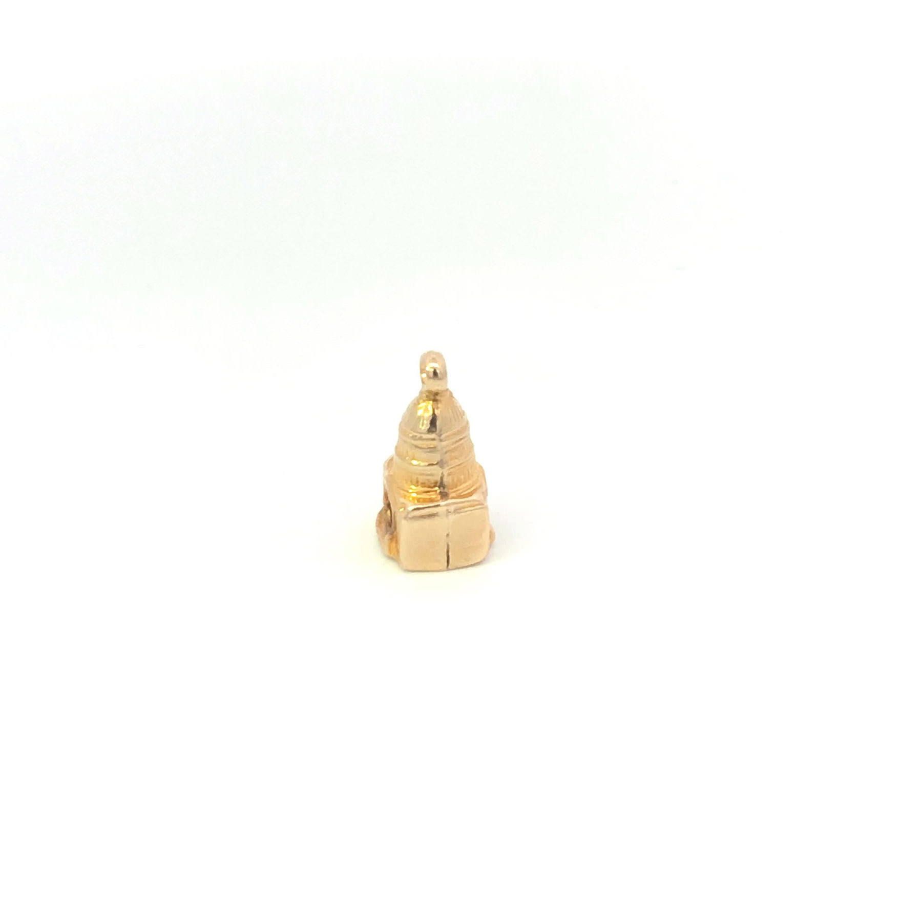 14K 3D Capitol Building Souvenir Washington DC Yellow Gold Charm ...