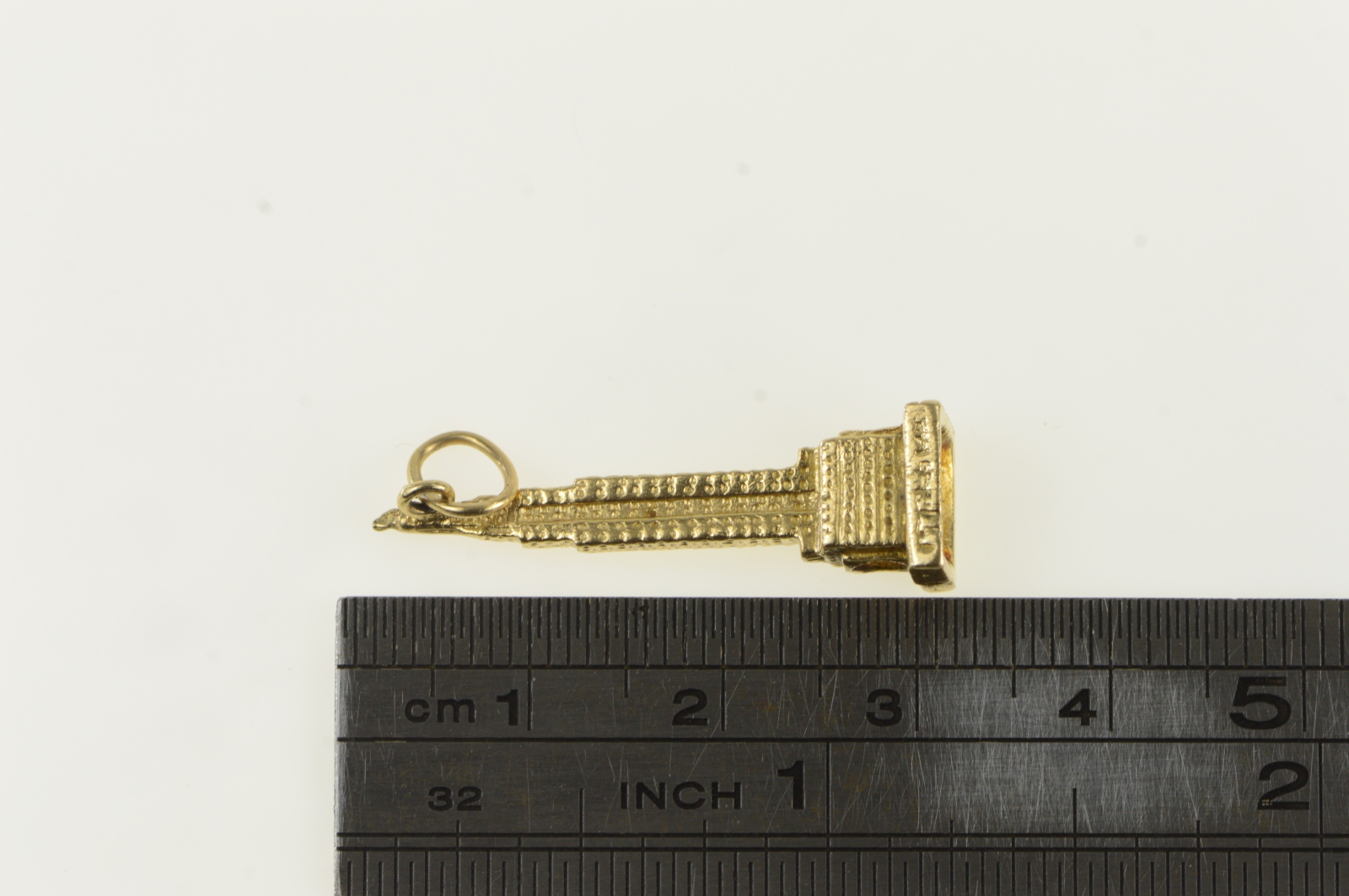 14K 3D Empire State Building NYC Souvenir Yellow Gold Charm/Pendant ...