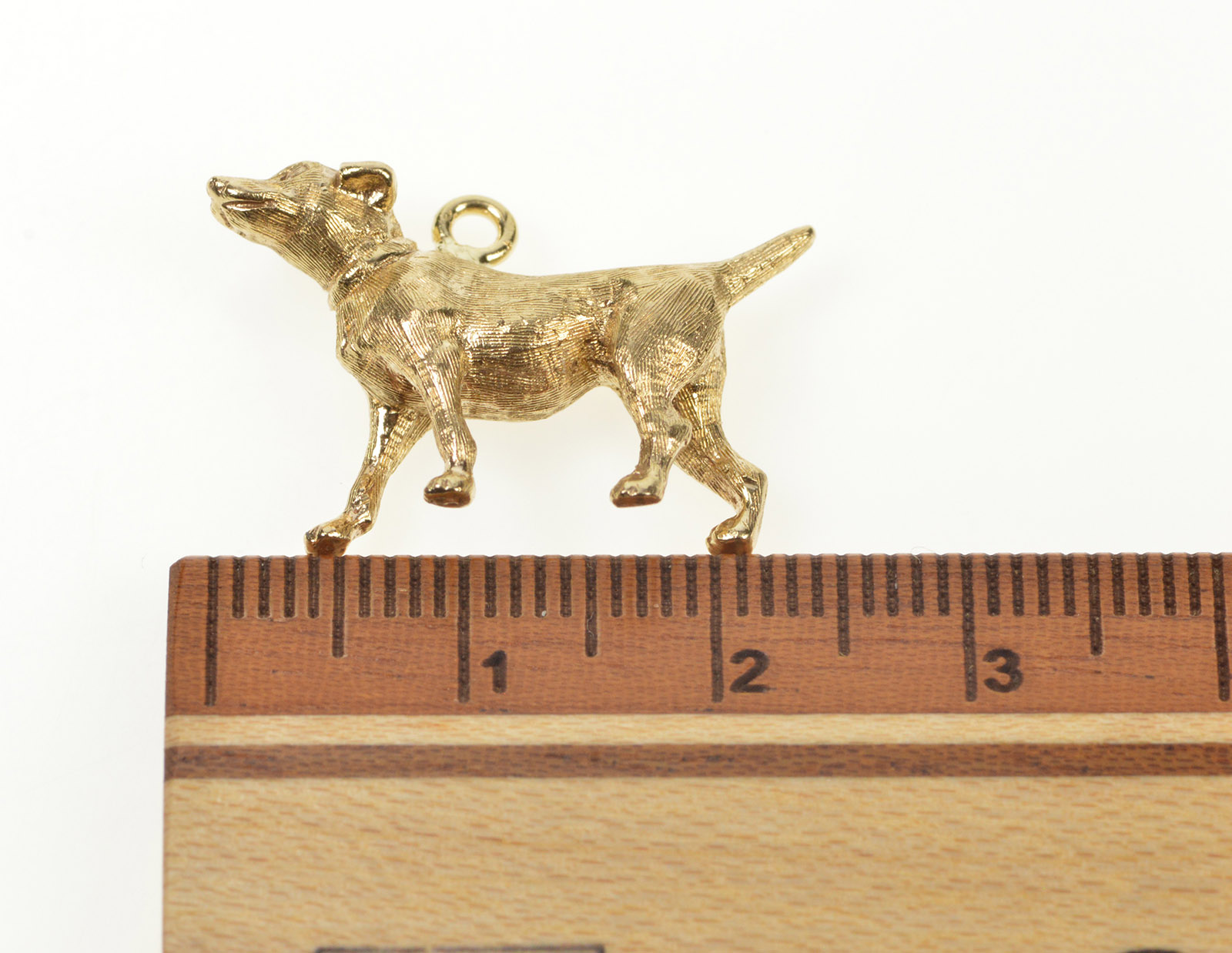 14K 3D Golden Retriever Labrador Dog Breed Yellow Gold Charm/Pendant ...
