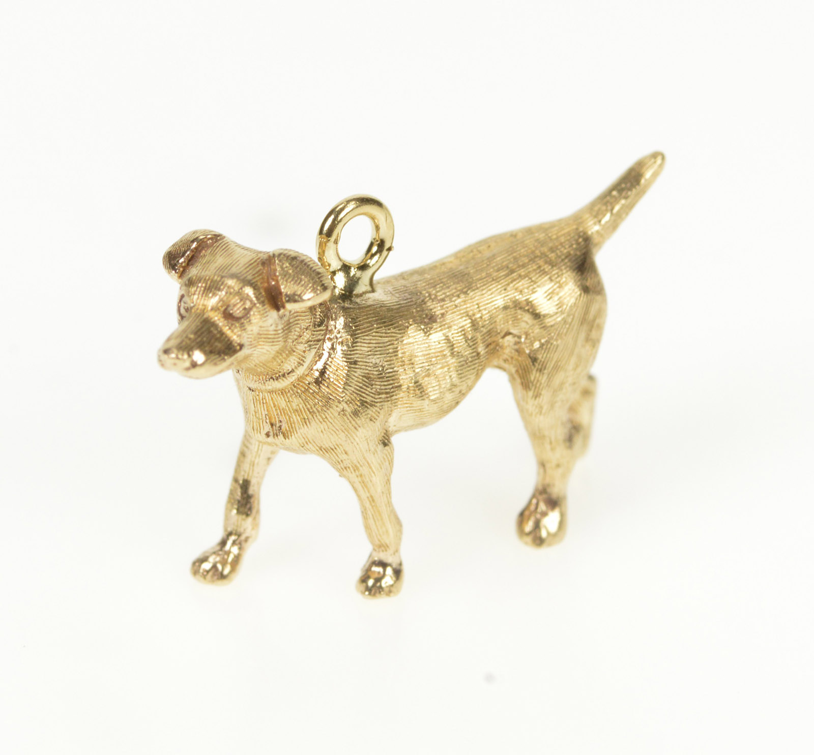 14K 3D Golden Retriever Labrador Dog Breed Yellow Gold Charm/Pendant ...