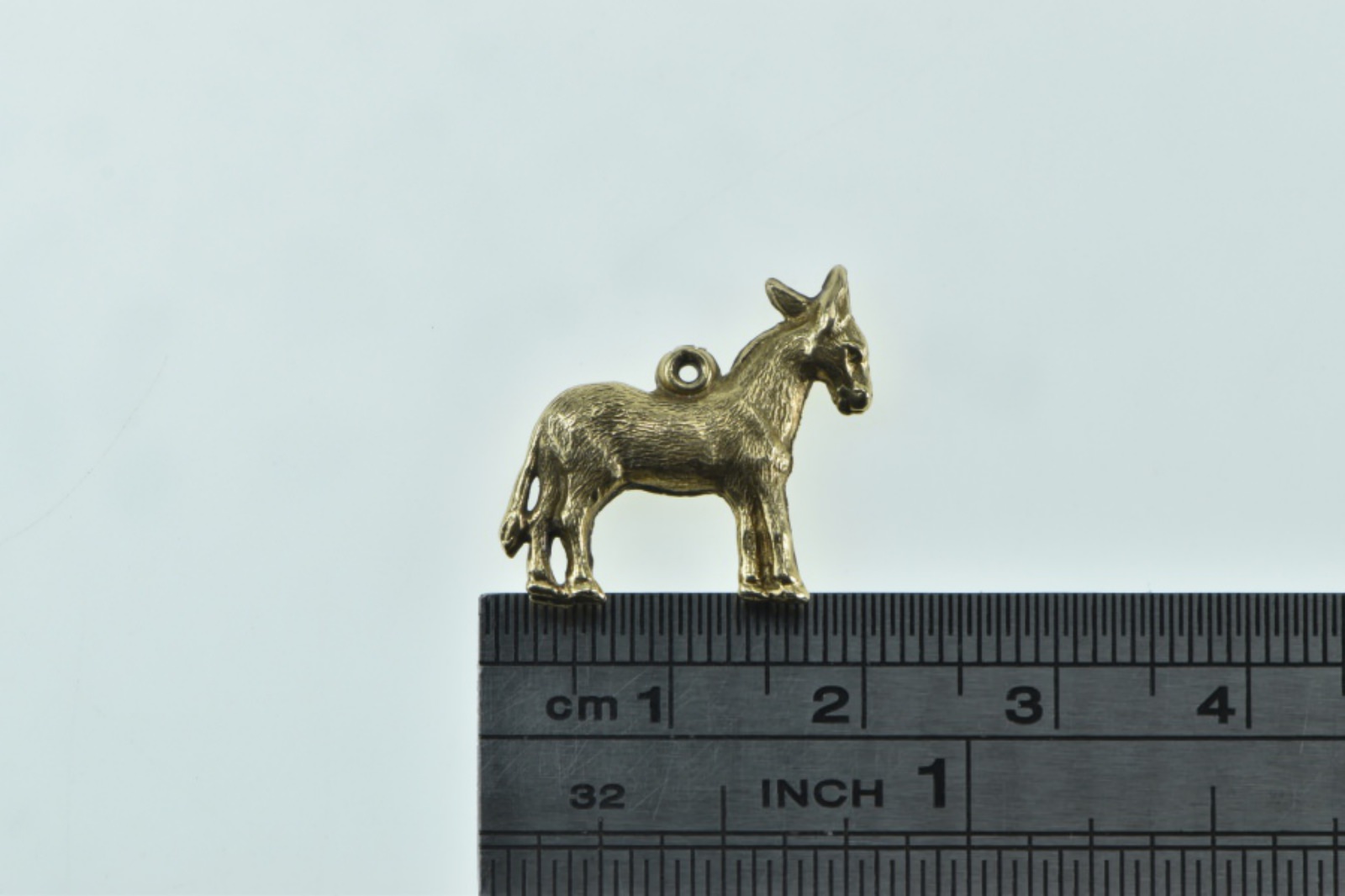 14K 3D Mule Donkey Animal Yellow Gold Charm/Pendant | Property Room