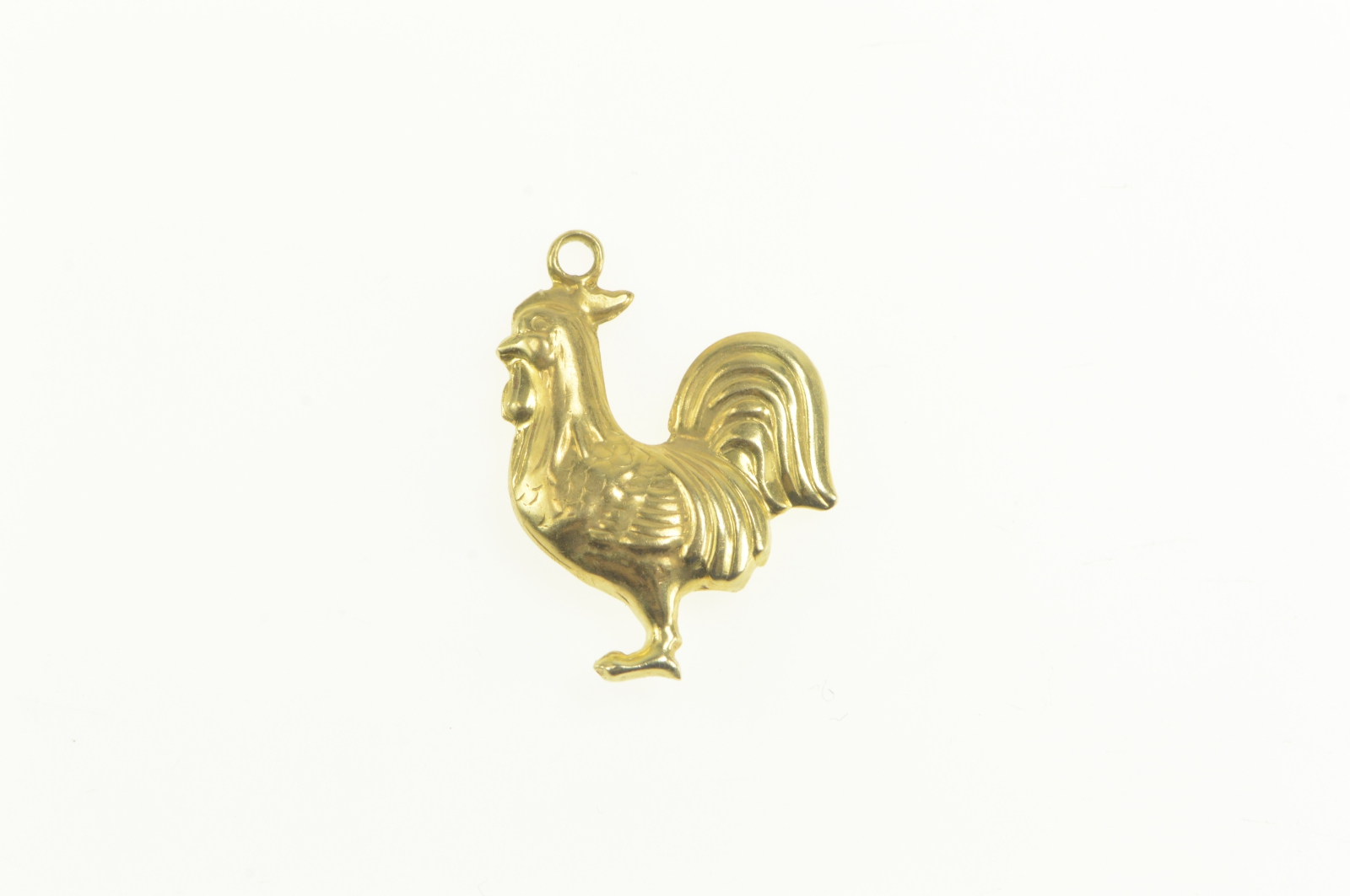 14K 3D Rooster Chicken Farm Animal Yellow Gold Charm/Pendant | Property ...