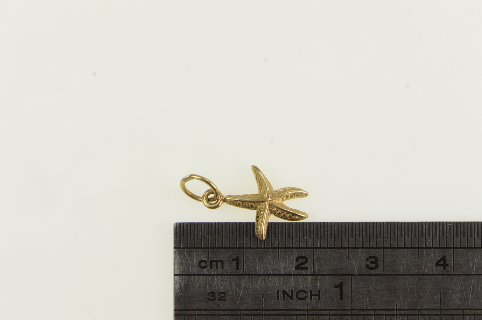 14K 3D Sea Star Fish Ocean Animal Marine Life Yellow Gold Charm/Pendant ...