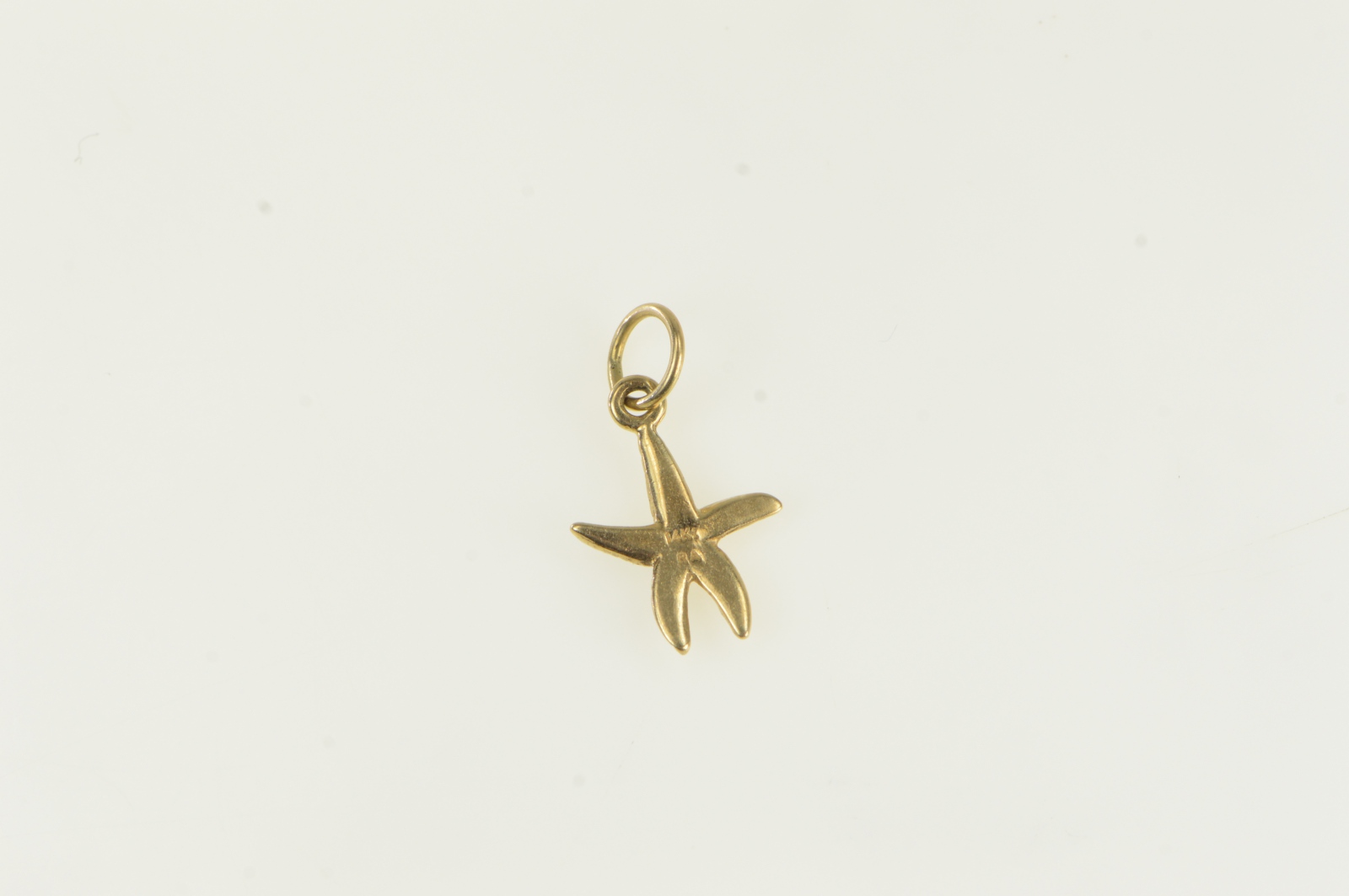 14K 3D Sea Star Fish Ocean Animal Marine Life Yellow Gold Charm/Pendant ...